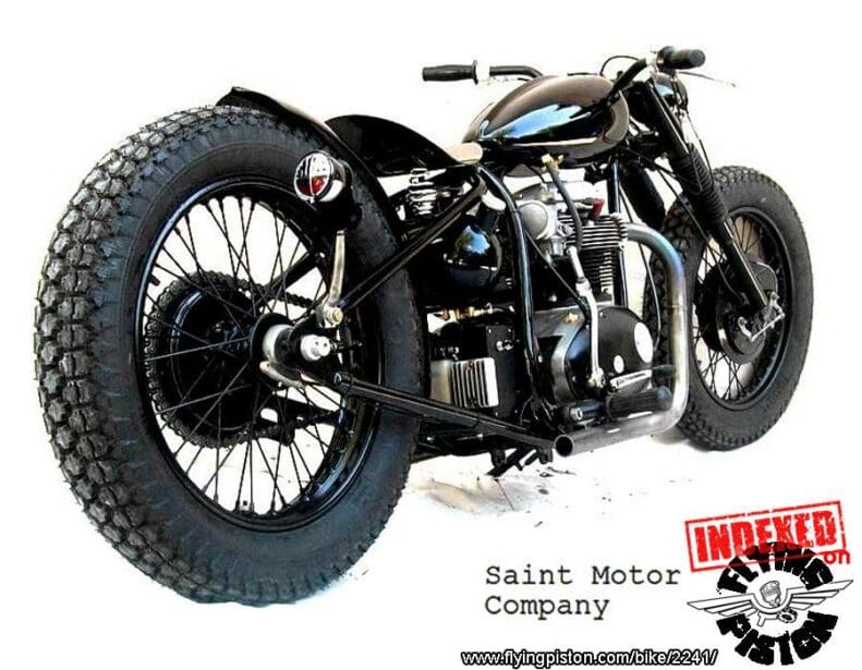 Black Lightning BSA built by Saint Motorbikes - Jeff Yarrington of U.S.A.