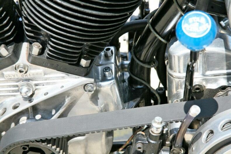 Ine Blue built by Stripped Down Choppers of U.S.A.