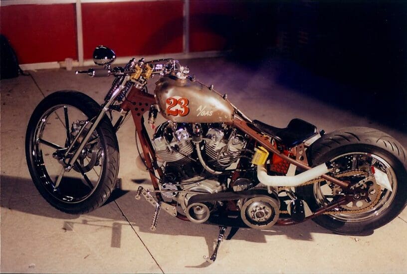 Brad Pitt's Split Tank #23 built by Church of Choppers - Jeff Wright of ...