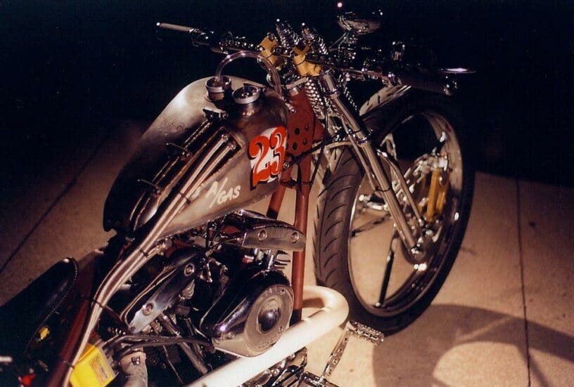 Brad Pitt's Split Tank #23 built by Church of Choppers - Jeff Wright of ...