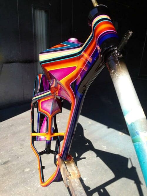 Black Rainbow built by Classic Kustom Cycles of U.S.A.