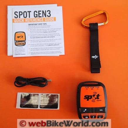SPOT 3 GPS Review - webBikeWorld