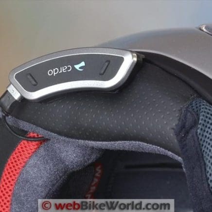Cardo SHO-1 Intercom Review - webBikeWorld