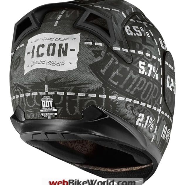 Icon Airframe Statistic - webBikeWorld