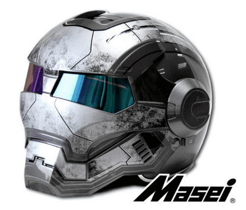 Custom Motorcycle Helmet Conversions - How to make an Iron Man ...