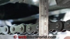 How to Adjust a Motorcycle Chain - webBikeWorld
