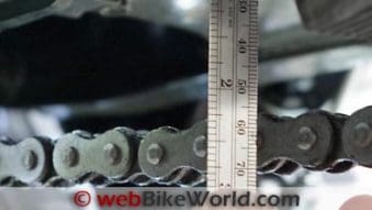 How to Adjust a Motorcycle Chain - webBikeWorld