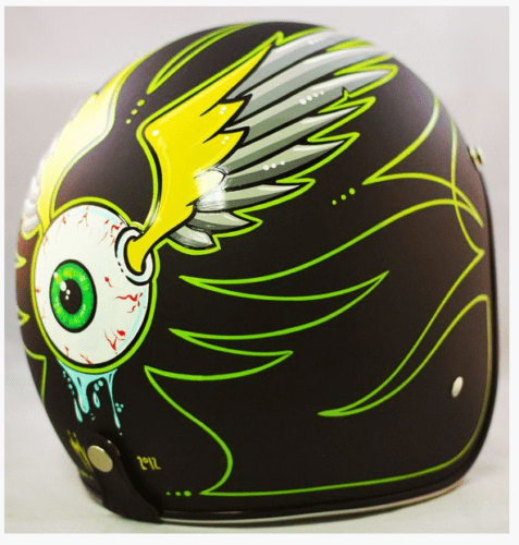 How to Pinstripe a motorcycle helmet - webBikeWorld