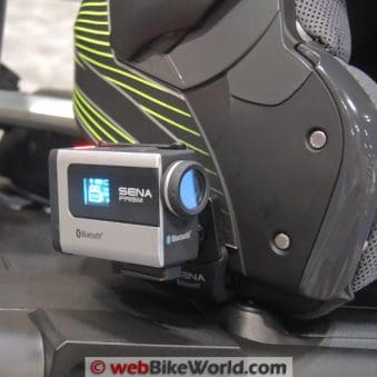 Sena Prism Action Camera - webBikeWorld