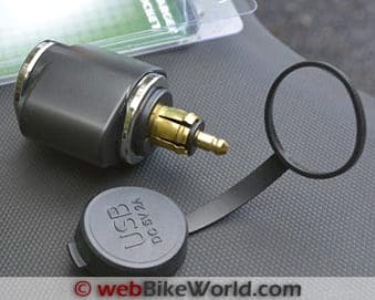 Motorcycle USB Dual Port Adapter - webBikeWorld