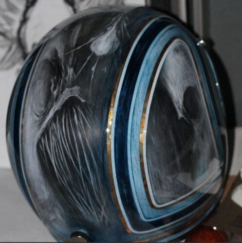 My Top 10 favorite skull-themed helmets by Tomek Brandys Art - webBikeWorld