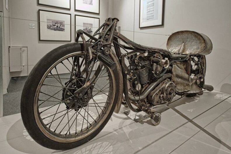 Worlds Fastest Indian built by Garage Built Bikes of New Zealand