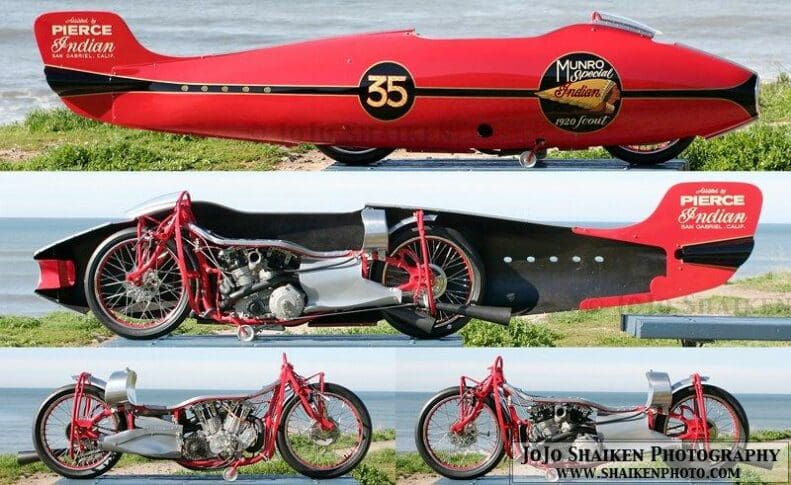 Worlds Fastest Indian built by Garage Built Bikes of New Zealand