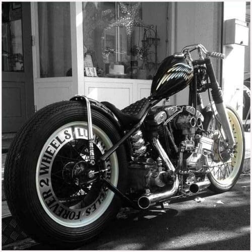 Cusom Cone Shovel built by Luck Motorcycles of Japan