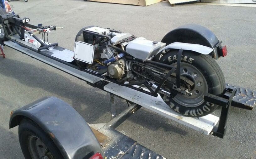 Landspeed Bike built by Garage Built Bikes of U.S.A.