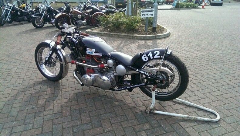 Salt Flash built by Garage Built Bikes of England