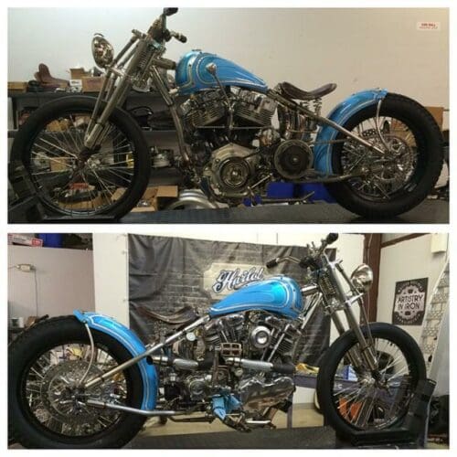 The Harlot Starlette built by Harlot Cycles of U.S.A.