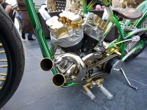 The Green Chicano built by Lycan Customs of U.A.E.