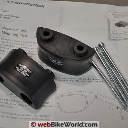 Motorcycle Mirror Extenders - webBikeWorld
