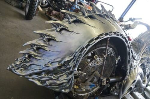 Ghost Rider built by Movie Bikes of U.S.A.