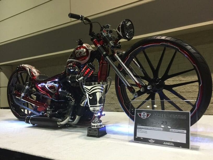 72 Style Sporty built by Garage Built Bikes of U.S.A.