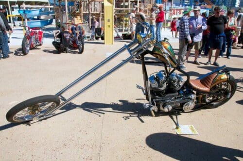 Long Bike built by Chaos Cycle of U.S.A.