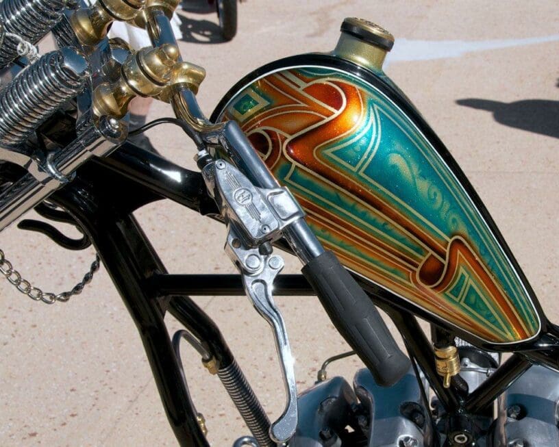 Long Bike built by Chaos Cycle of U.S.A.