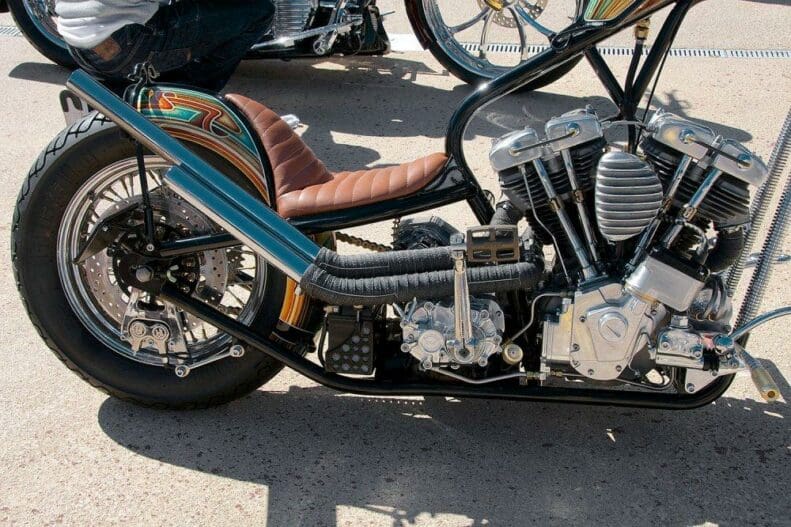 Long Bike built by Chaos Cycle of U.S.A.