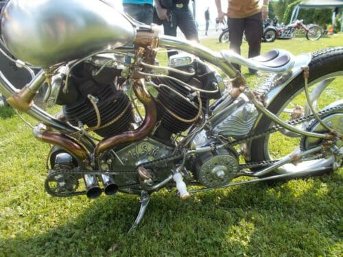 WSA Motorcycle built by Garage Built Bikes of Finland