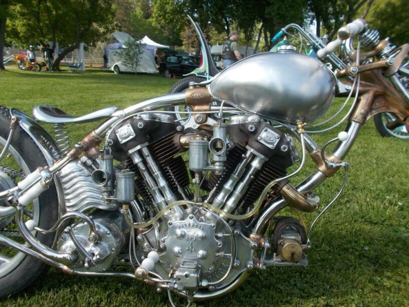 WSA Motorcycle built by Garage Built Bikes of Finland