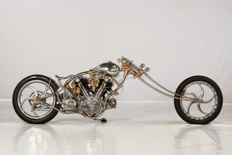 WSA Motorcycle built by Garage Built Bikes of Finland