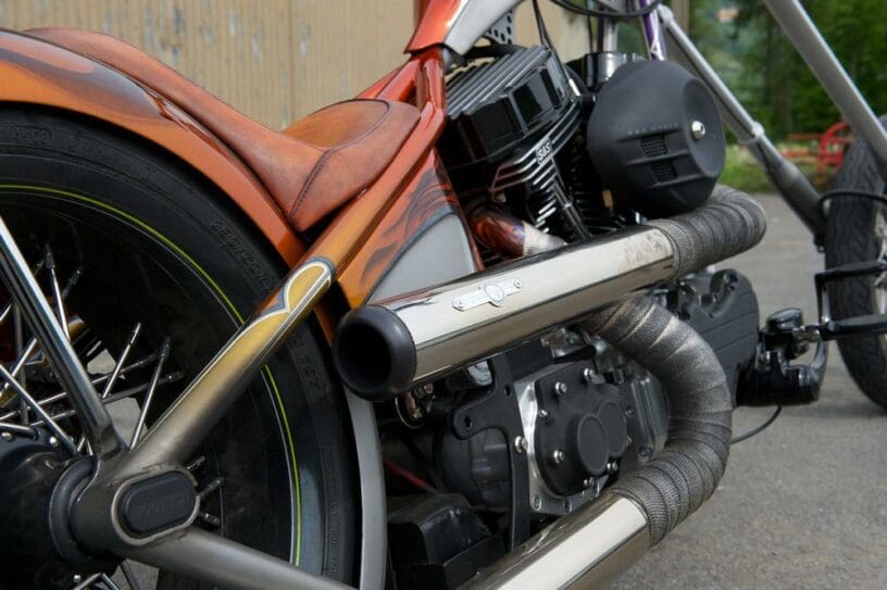 Northern Prairie Goddess built by Hogtech Choppers of Sweden