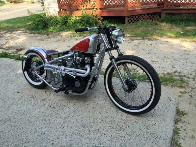 81 XS650 built by Garage Built Bikes of U.S.A.