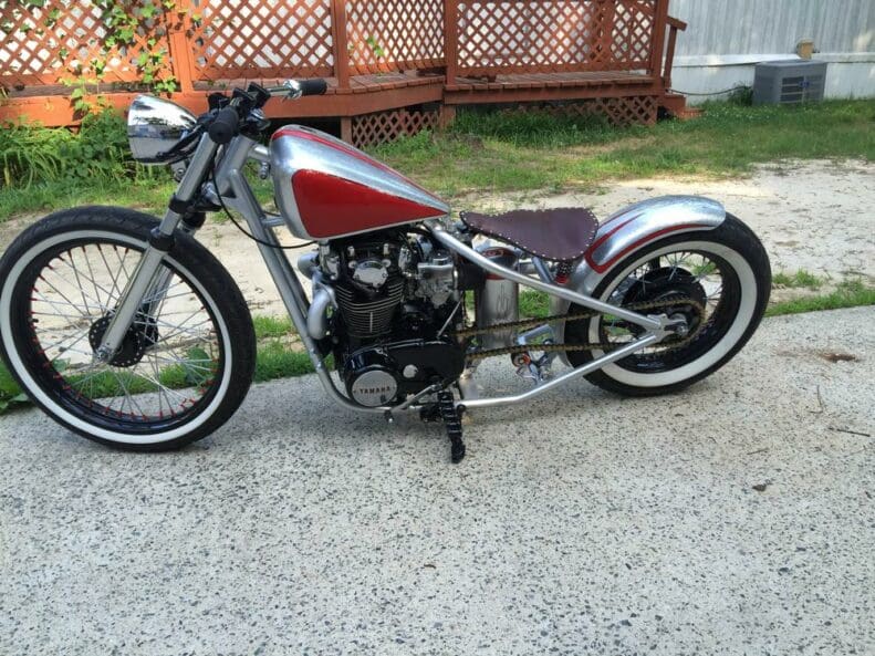 81 XS650 built by Garage Built Bikes of U.S.A.