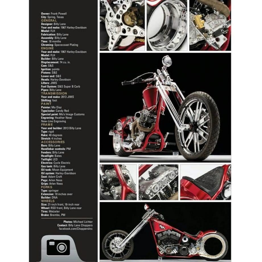 King of Hearts built by Choppers Inc. of U.S.A.