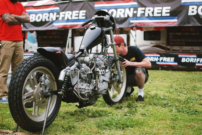 The Black Bike built by Mullins Chain Drive of U.S.A.
