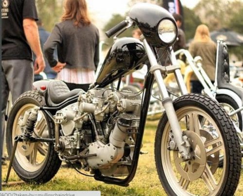 The Black Bike built by Mullins Chain Drive of U.S.A.