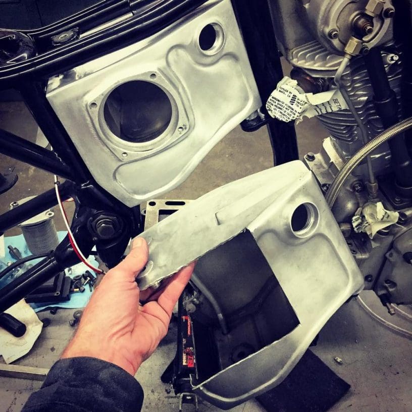 The Black Bike built by Mullins Chain Drive of U.S.A.