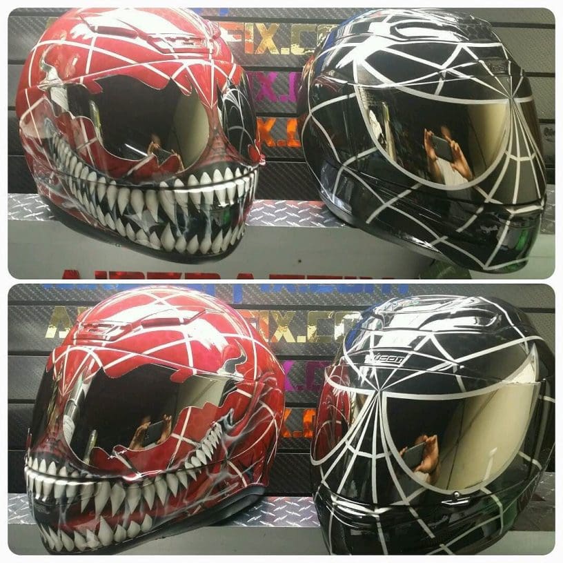 Spiderman Motorcycle Helmets - webBikeWorld