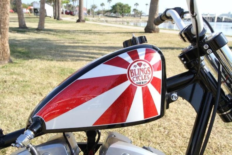 Spade built by Blings Cycles of U.S.A