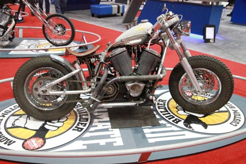 Greg Brew's Victory built by Garage Built Bikes of U.S.A.