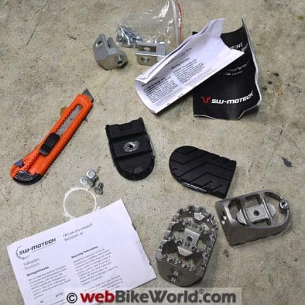 Kawasaki Versys Wide Foot Pegs Webbikeworld 1730
