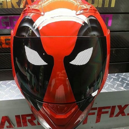 Deadpool Motorcycle Helmets - webBikeWorld