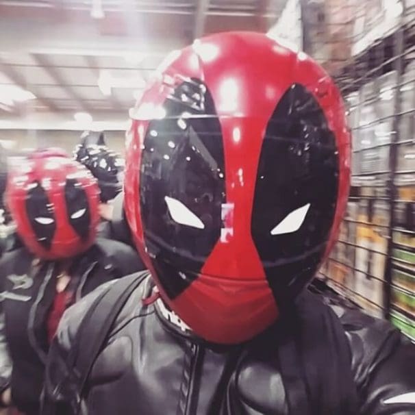 Deadpool Motorcycle Helmets - webBikeWorld