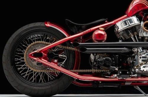 Cali-Custom Panhead built by Chassis Design Company of U.S.A.