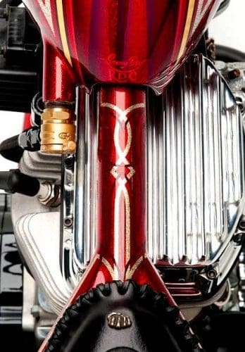 Cali-Custom Panhead built by Chassis Design Company of U.S.A.