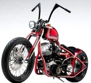 Cali-Custom Panhead built by Chassis Design Company of U.S.A.