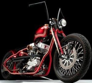 Cali-Custom Panhead built by Chassis Design Company of U.S.A.
