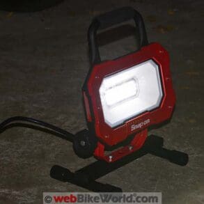 Snap-On LED Work Light Review - webBikeWorld
