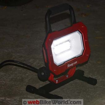 Snap-On LED Work Light Review - webBikeWorld